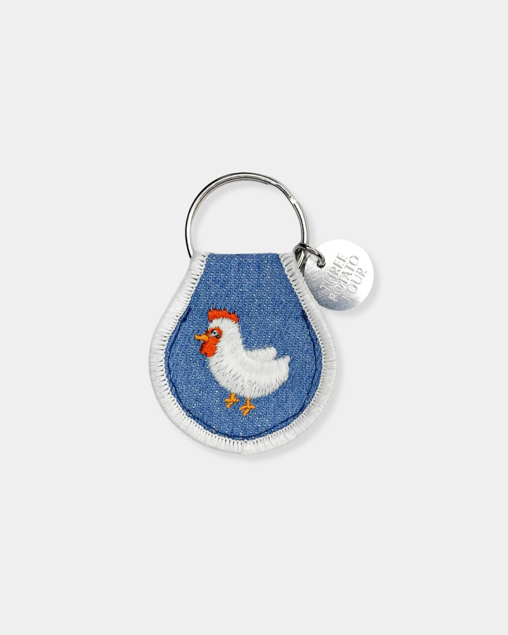 CHICKEN - PATCH KEYCHAIN | Stonewaters
