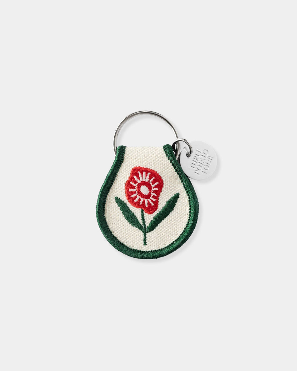 POPPY FLOWER PATCH - KEYCHAIN | Stonewaters