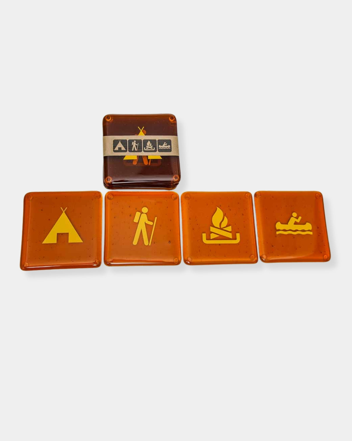 GREAT OUTDOORS - COASTER SET 4 – Stonewaters