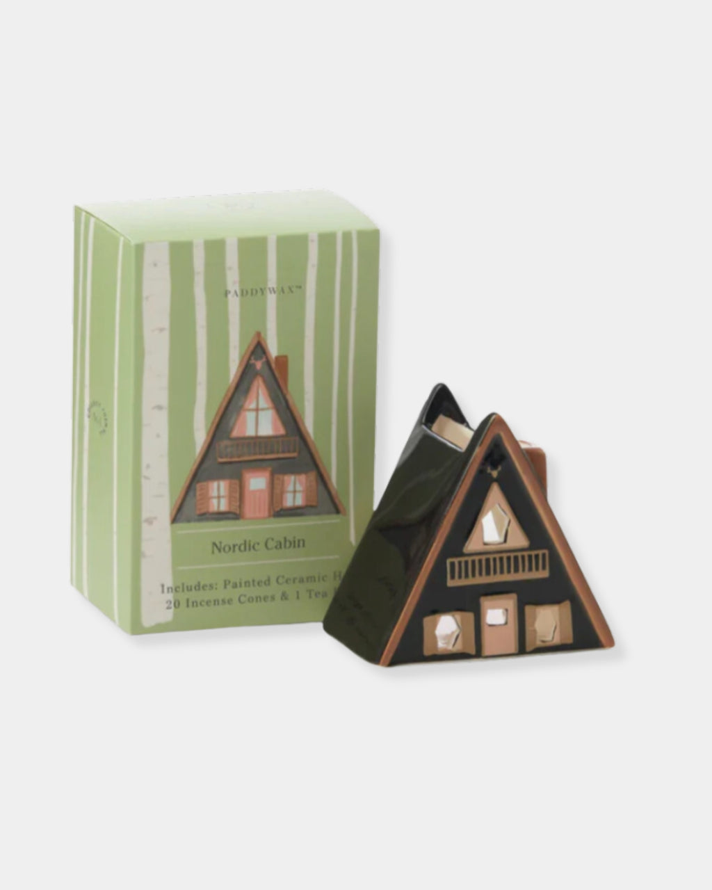 NORDIC CABIN INCENSE & TEA LIGHT HOLDER | Stonewaters